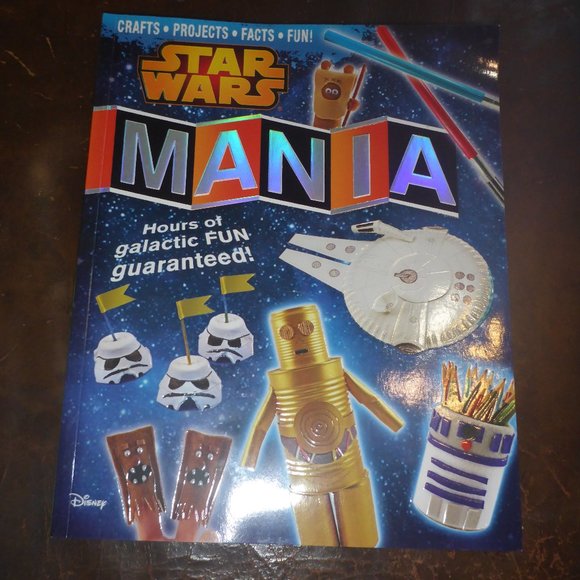 Disney | Office | 25 Star Wars Mania Crafts Projects Facts Fun Softback ...